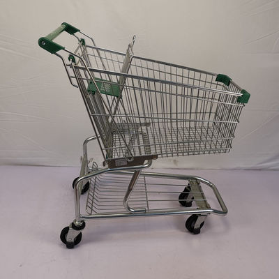 100L American Style Steel Shopping Cart Chain Store Shopping Cart With ...