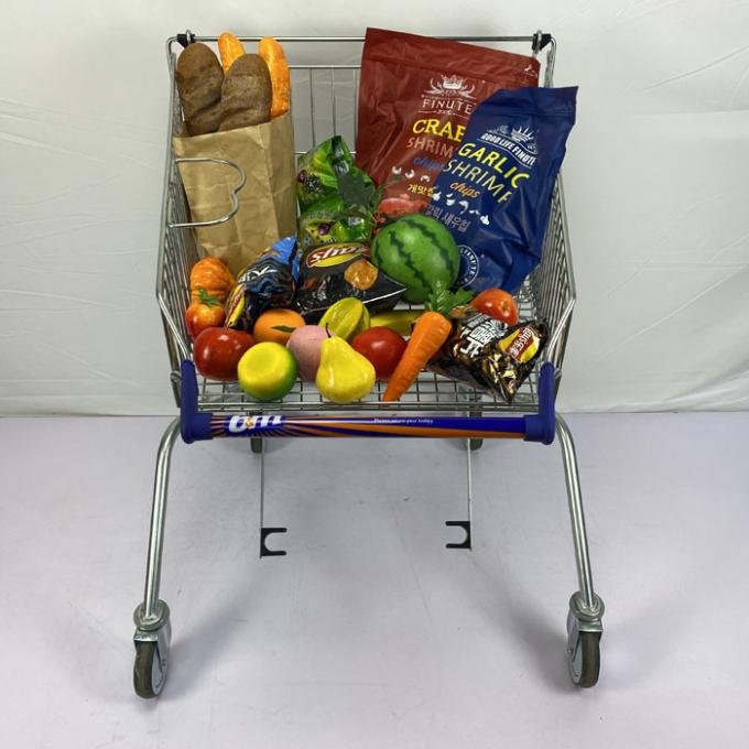 Disabled Metal Shopping Trolley Handicapped Carts With Escalator Castor