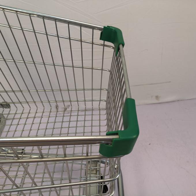 CE 100L Supermarket Grocery Store Shopping Cart Customized Logo And Color