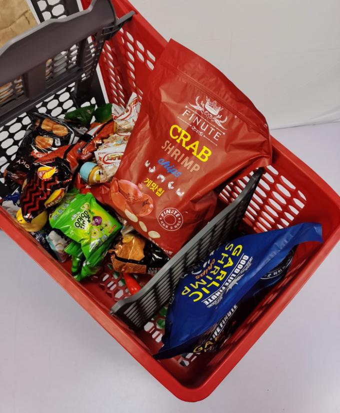 175L HDPP Nylon All Plastic Shopping Carts Warehouse Supermarket ...